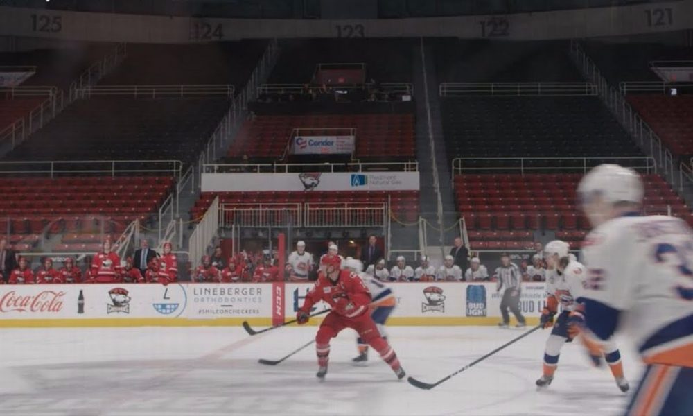 AHL teams play in front of an empty arena | ESPN - Crush That Sports