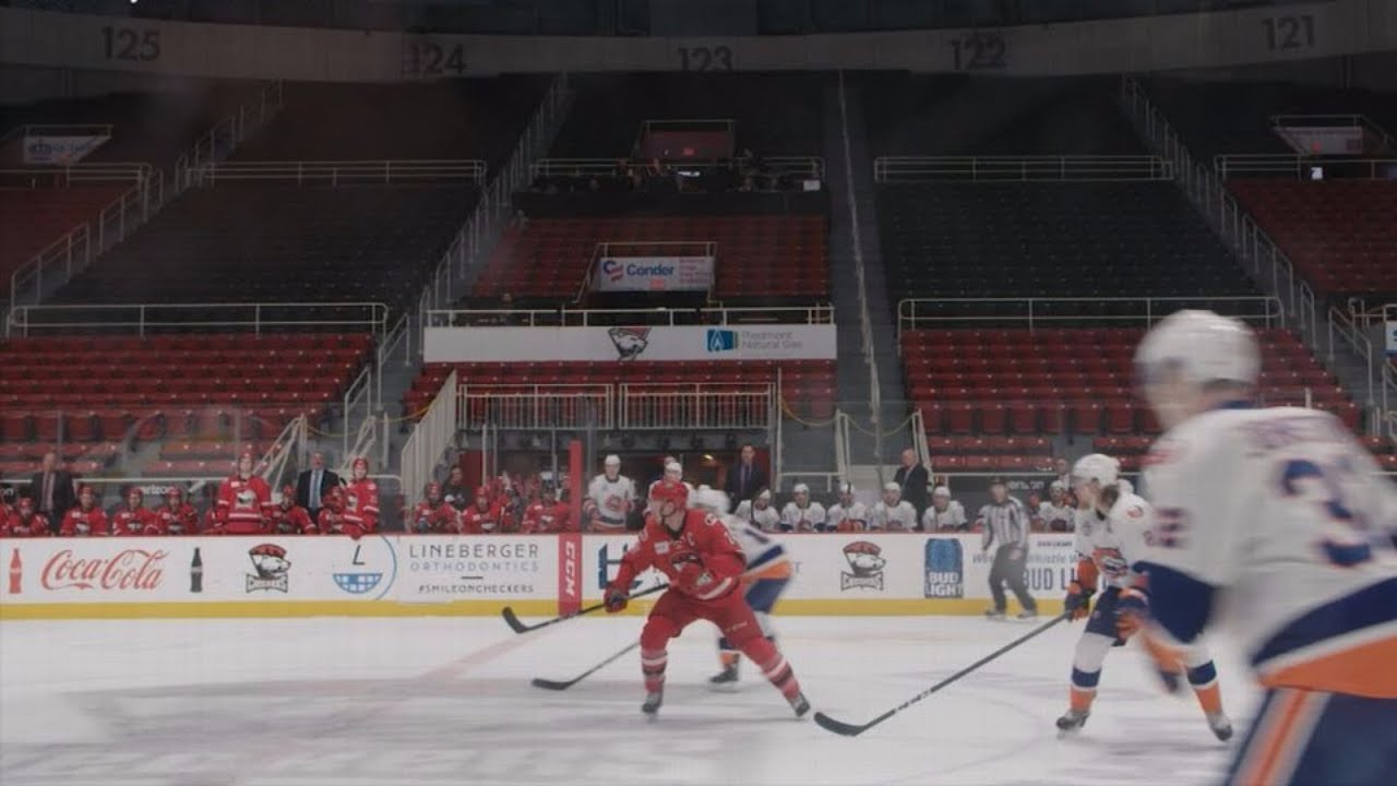 AHL teams play in front of an empty arena | ESPN - Crush That Sports