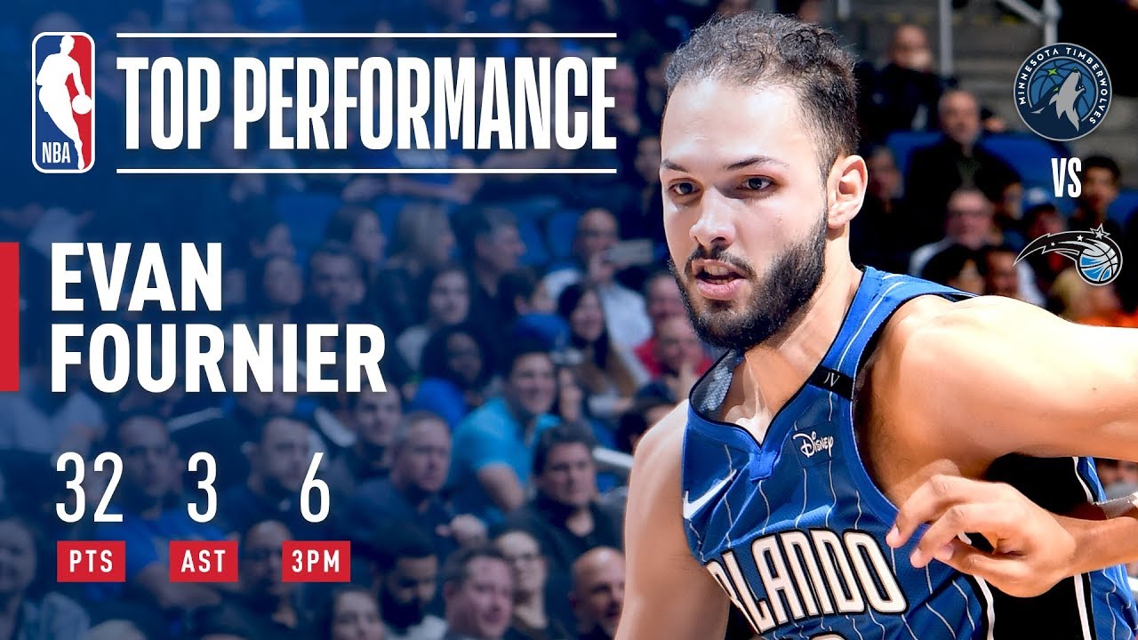 Evan Fournier Puts Up A Career High 32 Points vs The Timberwolves ...