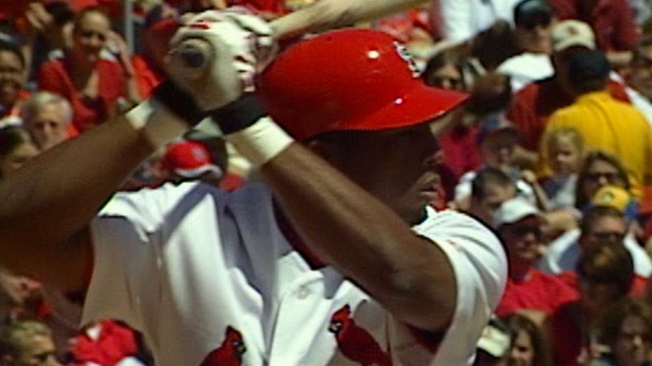 Hector Luna homers in his first MLB at-bat - Crush That Sports