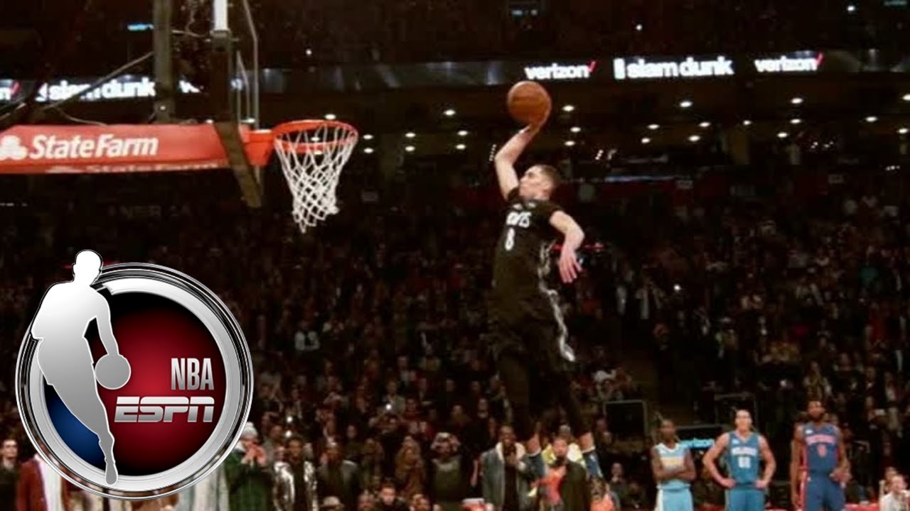 Zach LaVine beats Aaron Gordon in epic 2016 NBA Slam Dunk Contest ...