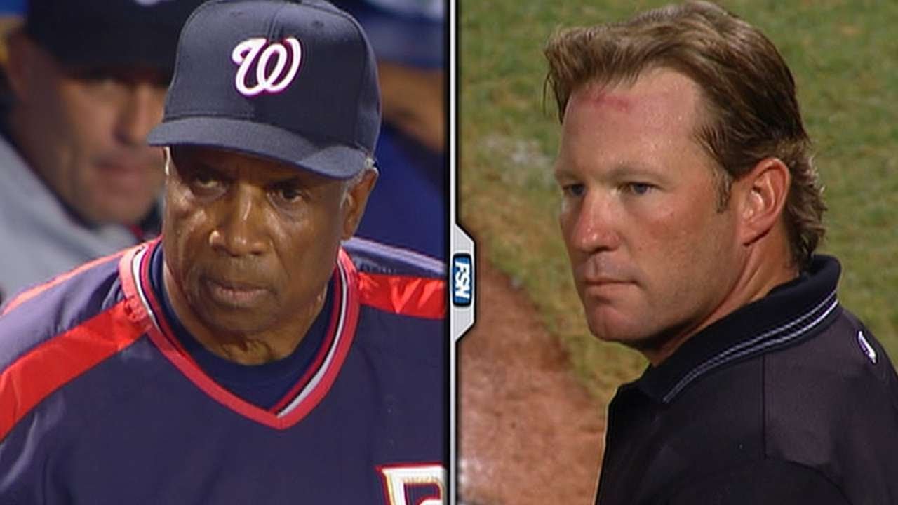 Frank Robinson, umpire Jim Wolf engage in tense staredown - Crush That ...