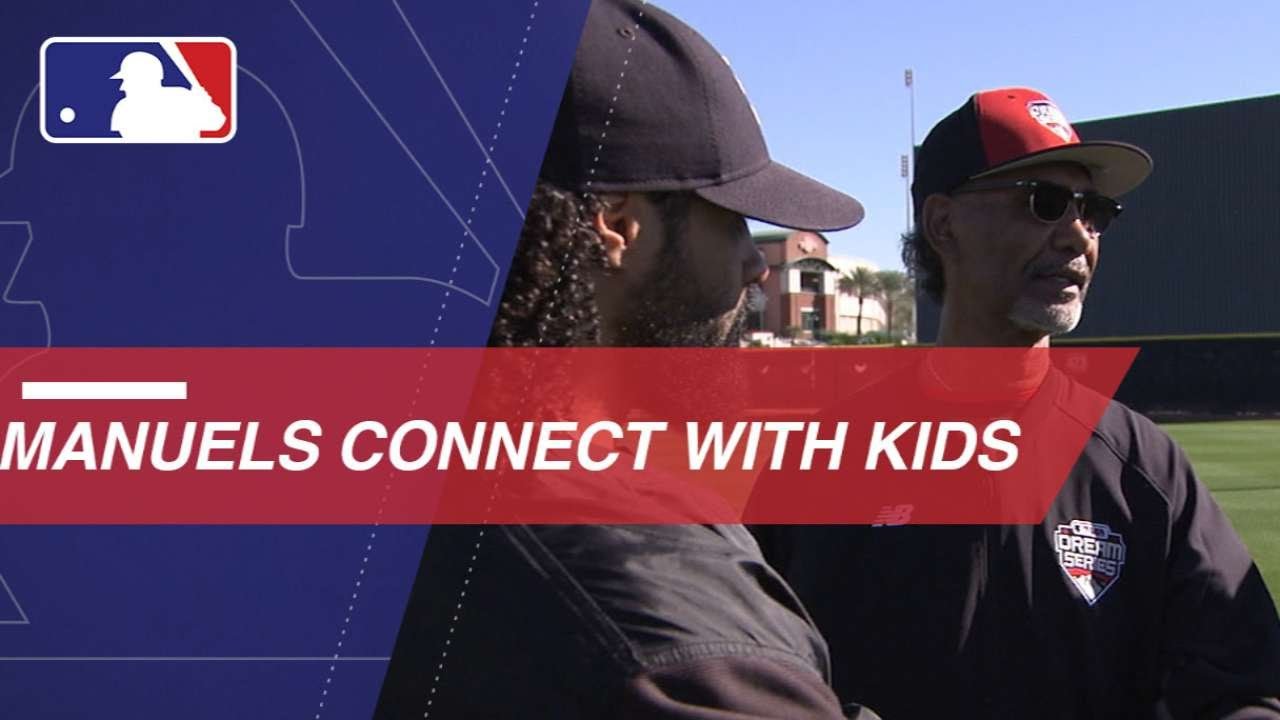Manuel family connects with kids at Dream Series - Crush That Sports