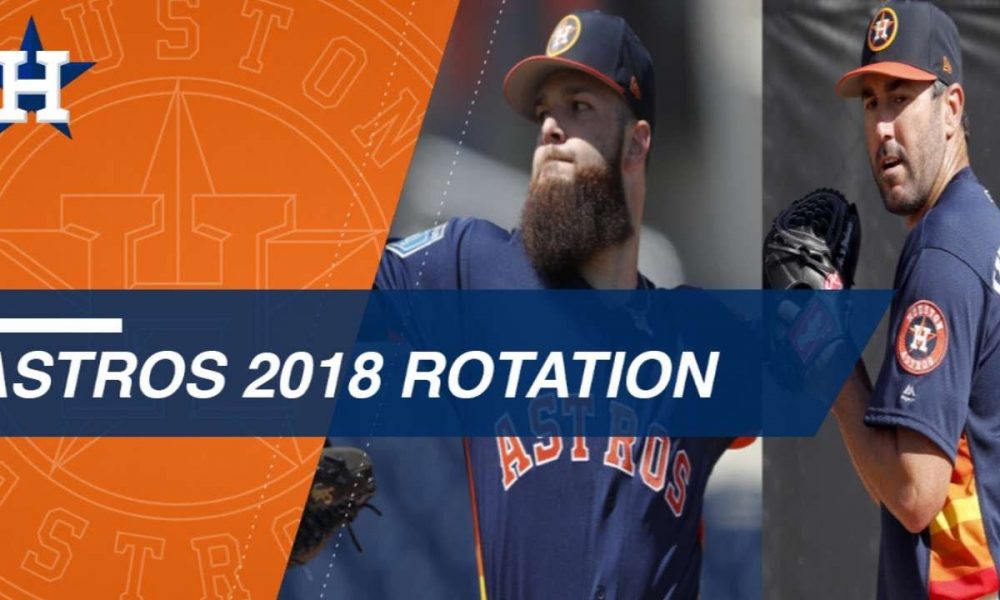 Take a look at the projected 2018 Astros rotation - Crush That Sports