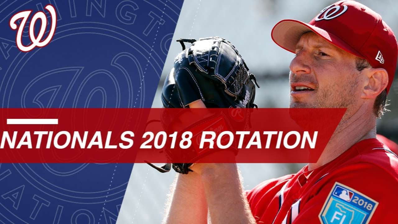 Take a look at the projected 2018 Nationals rotation - Crush That Sports