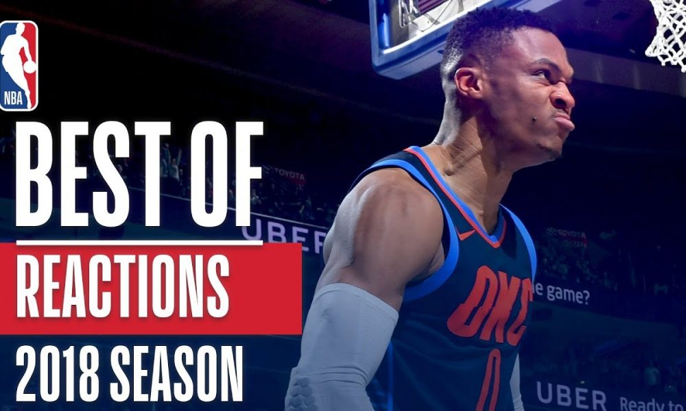 Best Reactions of the 2017-2018 NBA Season! | LeBron, Lance Stephenson ...