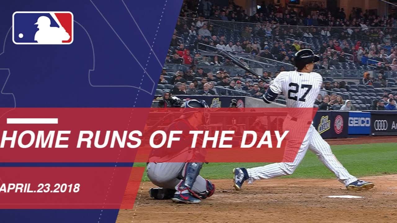 Home Runs of the Day: 4/23/18 - Crush That Sports