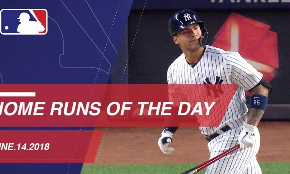 Top Home Runs on June 14, 2018 - Crush That Sports