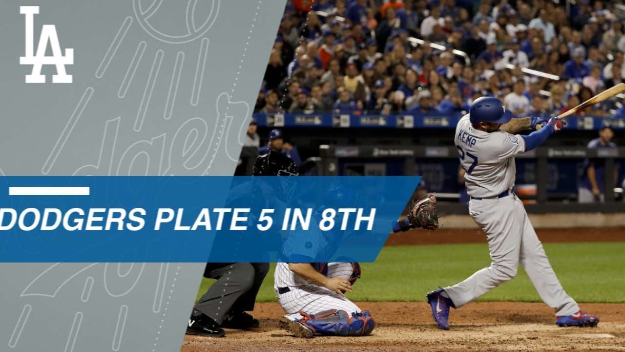 Kemp's pinch-hit slam highlights Dodgers' 5-run 8th - Crush That Sports