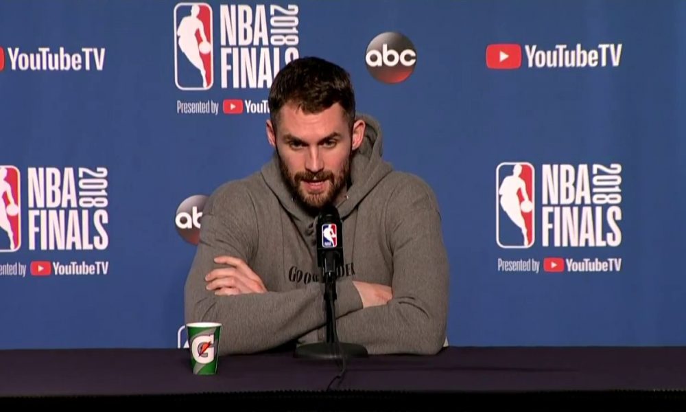 Interview with Kevin Love | NBA Finals Game 4 Press Conference - Crush ...