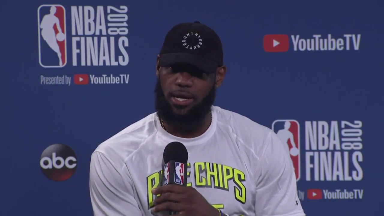 LeBron James & Kevin Love Interview | NBA Finals Game 2 Media ...