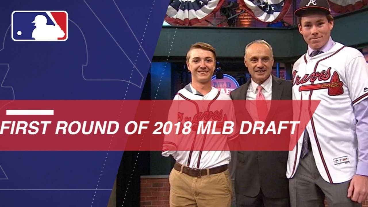 The first round of the 2018 MLB Draft - Crush That Sports