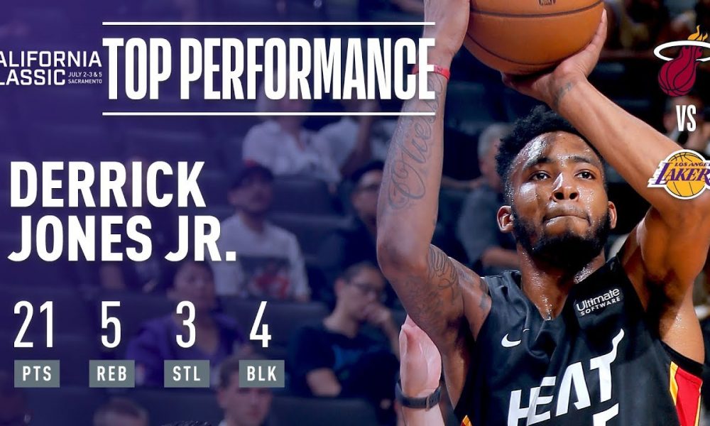 Derrick Jones Jr. Scores 21 Points and Blocks 4 Shots as Heat Triumphs ...