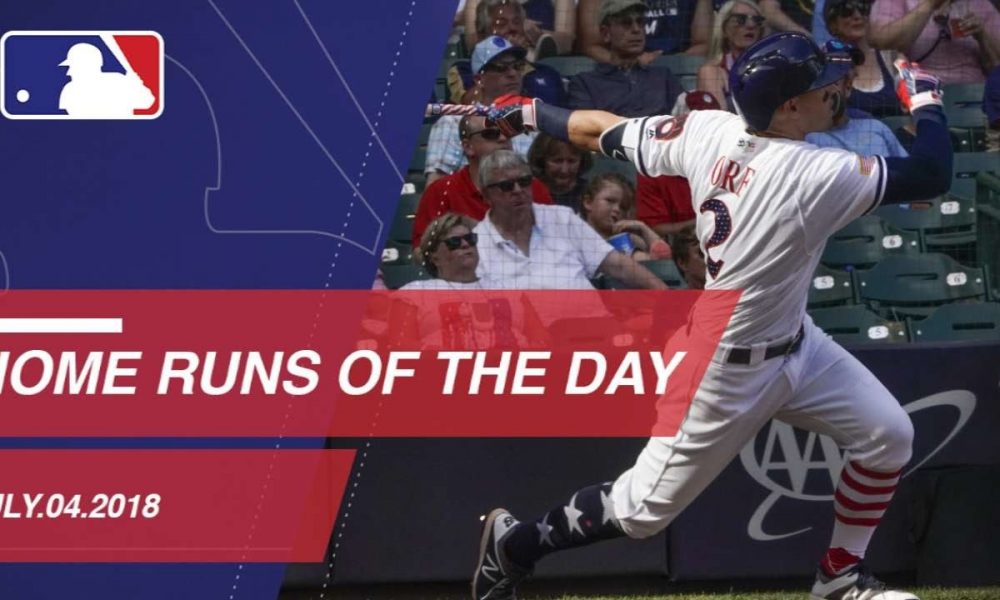 Top Home Runs on July 4, 2018 - Crush That Sports