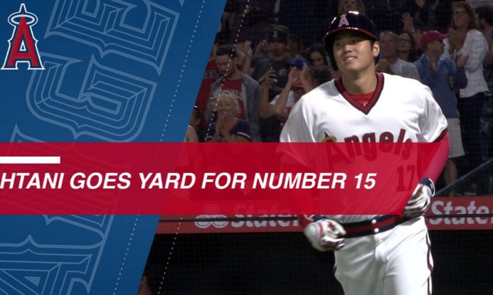 Ohtani hits 15th home run into center field rocks - Crush That Sports