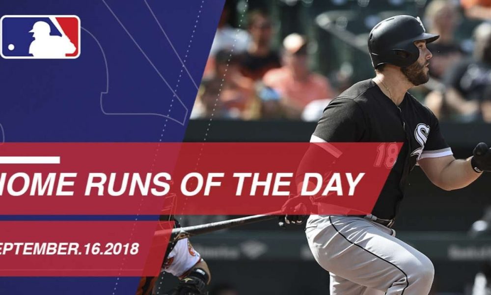 Home Runs of the Day: 9/16/2018 - Crush That Sports