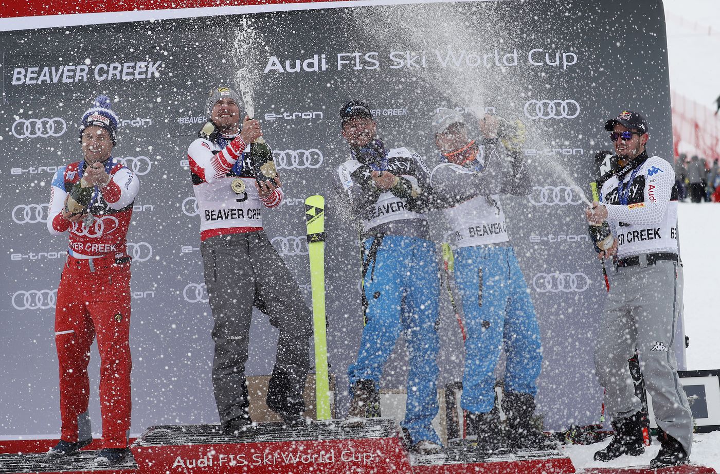 Max Franz Wins super-G Race on a Foggy-Snowy Day - Crush That Sports