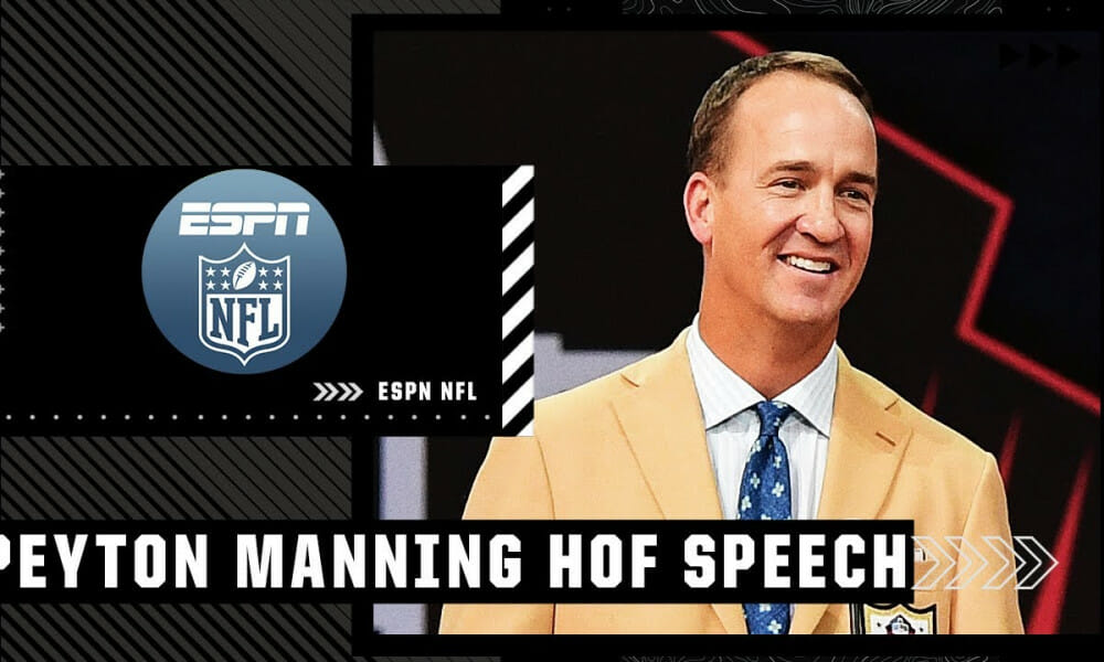 Peyton Manning's 2021 Pro Football Hall of Fame Induction Speech | NFL ...