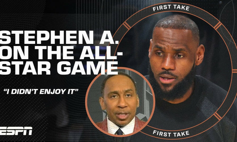 HELL NO‼️ Stephen A. did not enjoy the NBA All-Star Game 👀 | First Take ...
