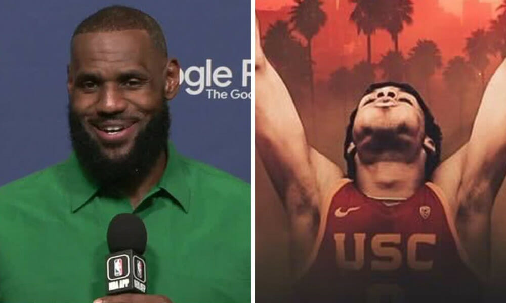 LeBron James comments on Bronny and USC: "They're getting an amazing ...