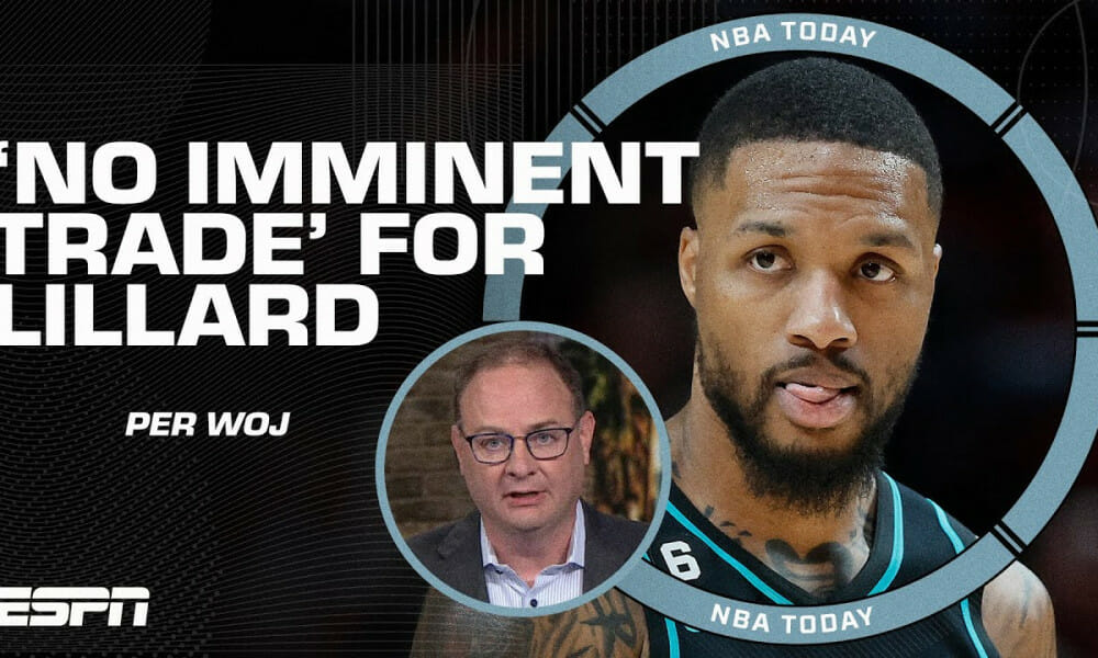 Woj: No immediate trade for Damian Lillard in sight | NBA Today - Crush ...