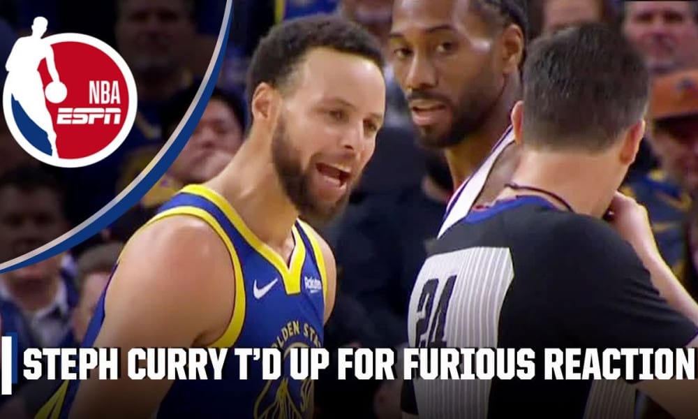 Steph Curry Gets Furious and Receives Technical Foul After Foul Call on Russell Westbrook 😳 ...