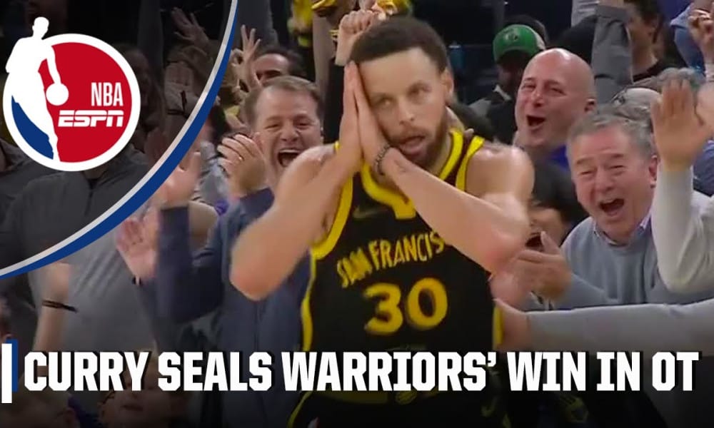 Steph Curry's game-winning 3-pointer seals the victory for the Warriors ...