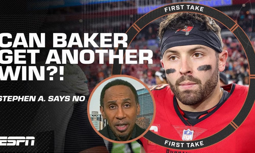 Stephen A. doubts Baker Mayfield & the Bucs can beat the Lions in First ...
