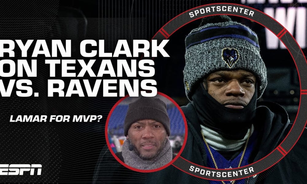 Ryan Clark reacts to Lamar Jackson's MVP performance in Texans vs. Ravens | SportsCenter - Crush ...
