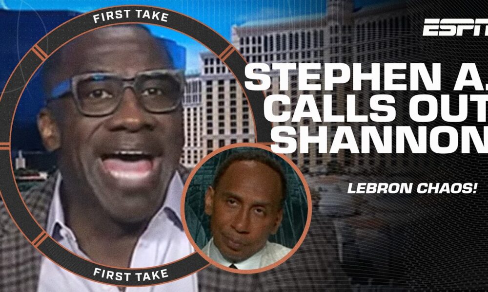Stephen A. Challenges Shannon Sharpe in Fiery Lakers Debate on First ...