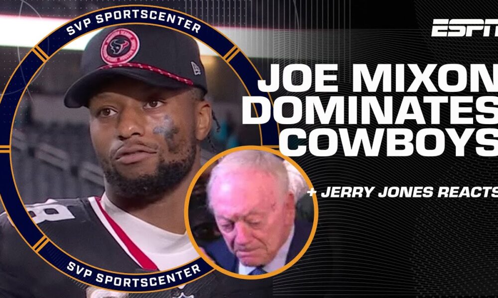 Joe Mixon and Jerry Jones respond to Texans' decisive victory over Cowboys on Monday Night ...