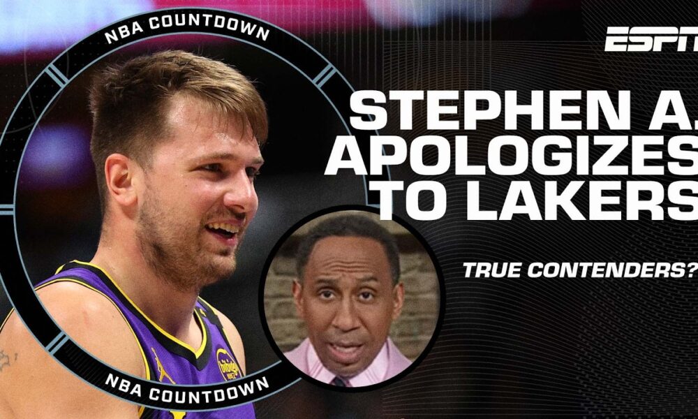 Stephen A. Offers Apology to Lakers, but Remains Skeptical of Their ...
