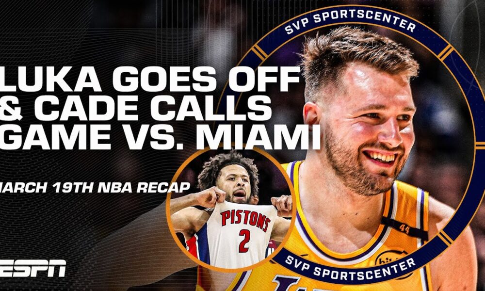 Summary of NBA action: Luka Doncic's explosive start, Cade Cunningham's ...